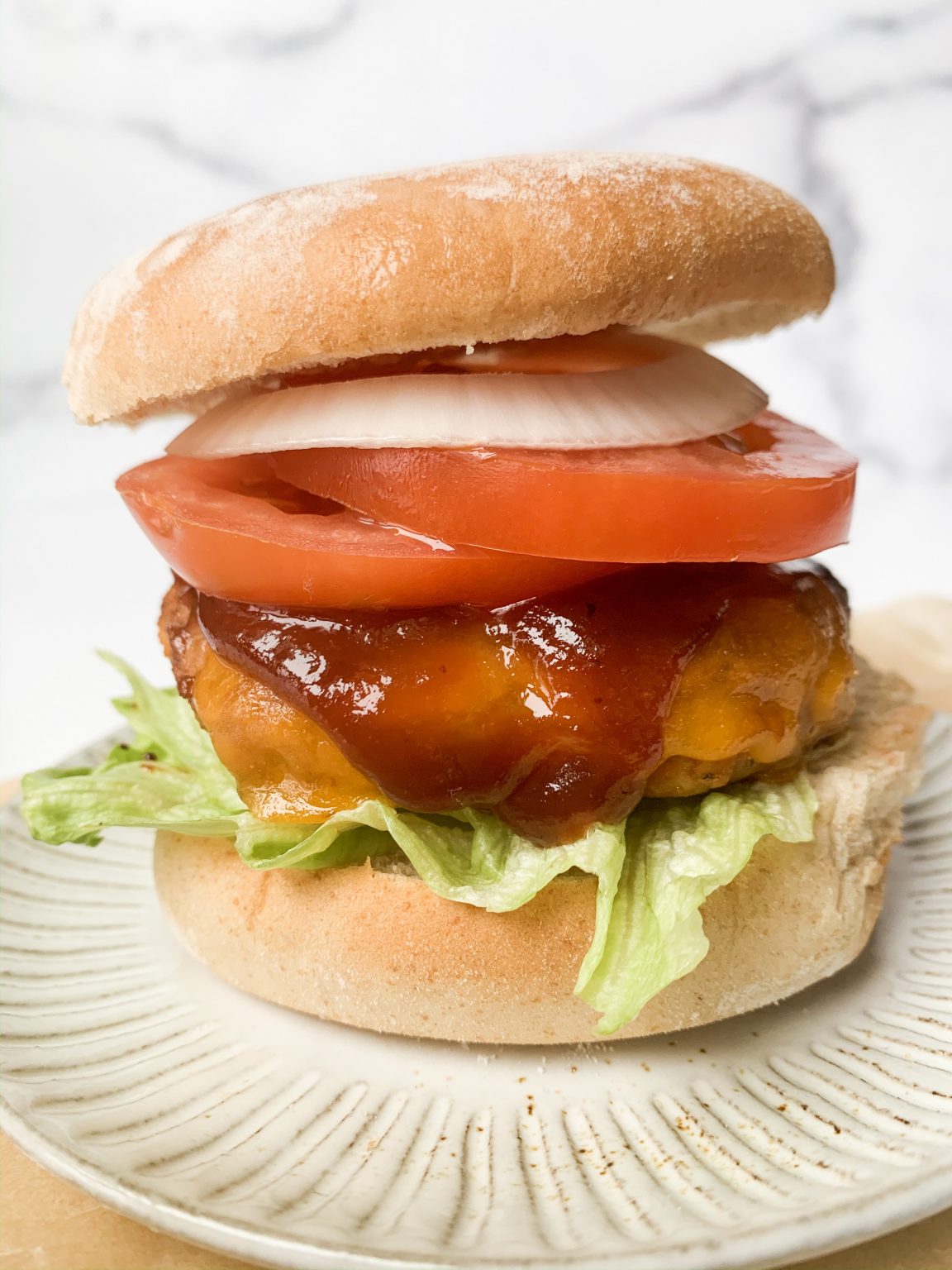 Barbecue Chicken Burgers | Wellness by Kay