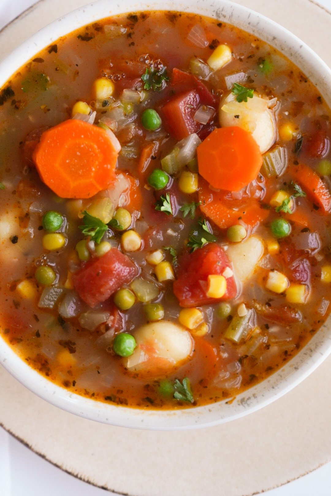 Homemade Vegetable Gnocchi Soup - Wellness by Kay