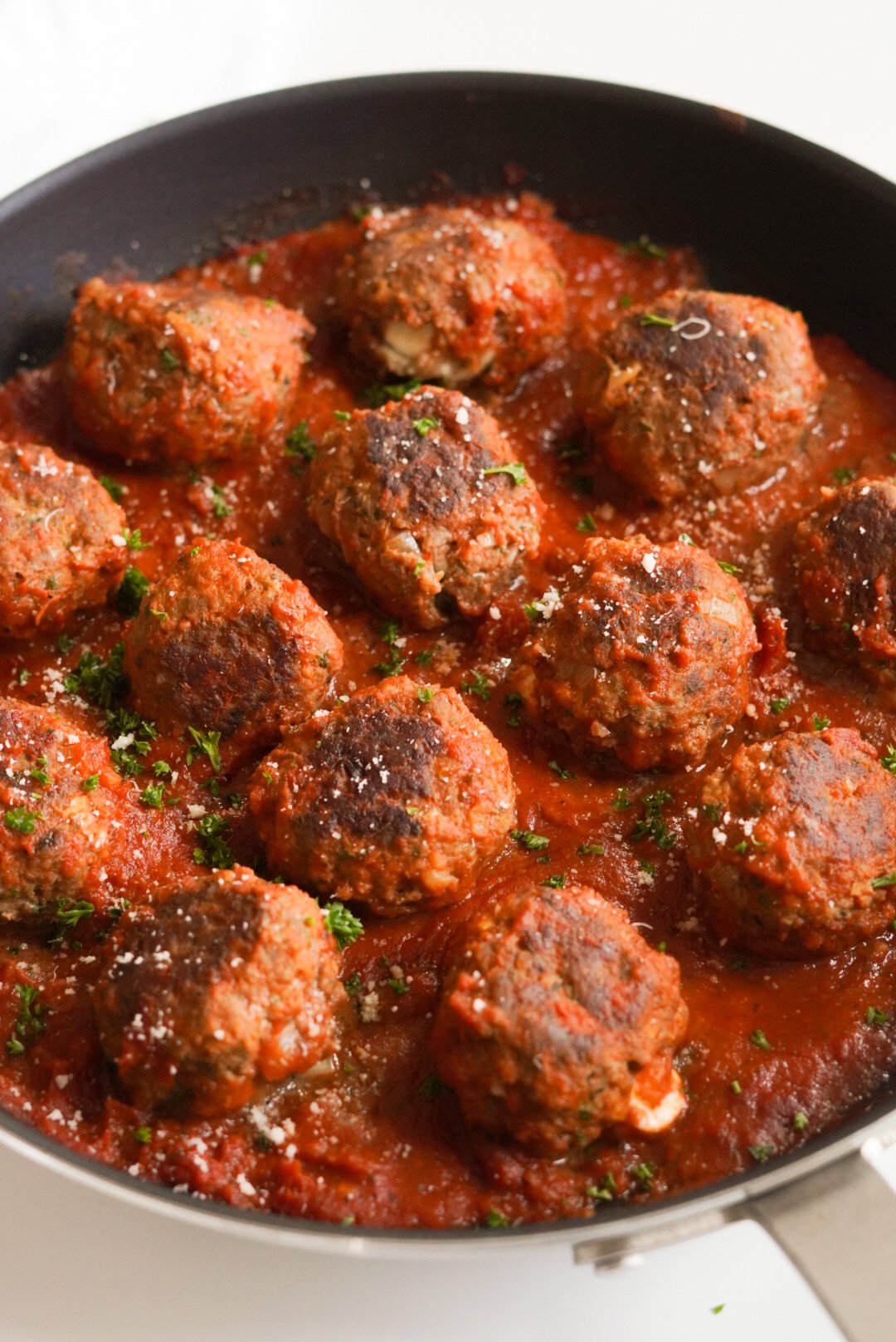 Mozzarella Stuffed Meatballs Wellness By Kay