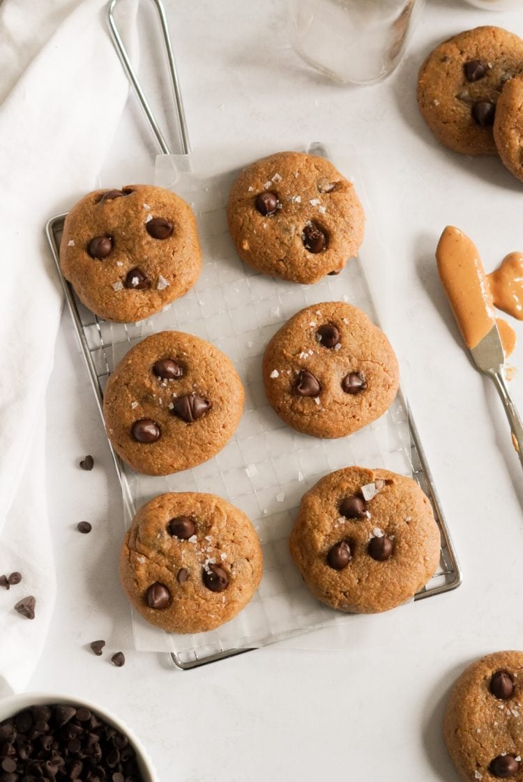 Healthy Chocolate Chip Cookies - Wellness by Kay