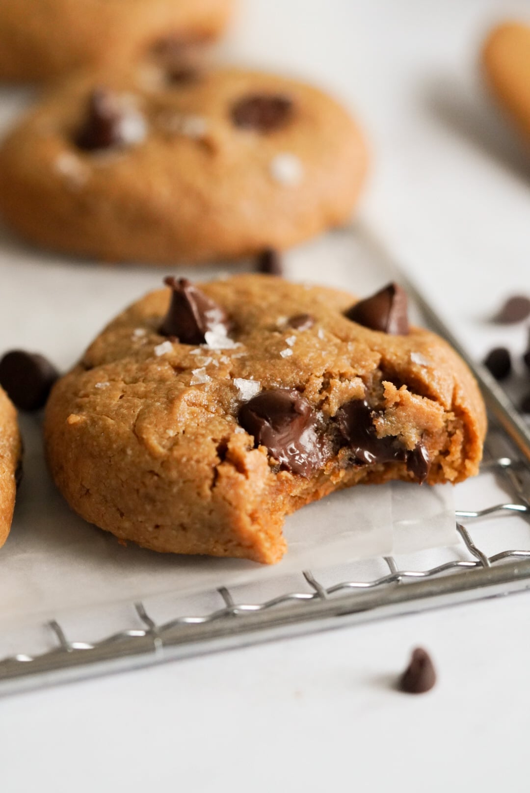 Healthy Chocolate Chip Cookies - Wellness by Kay