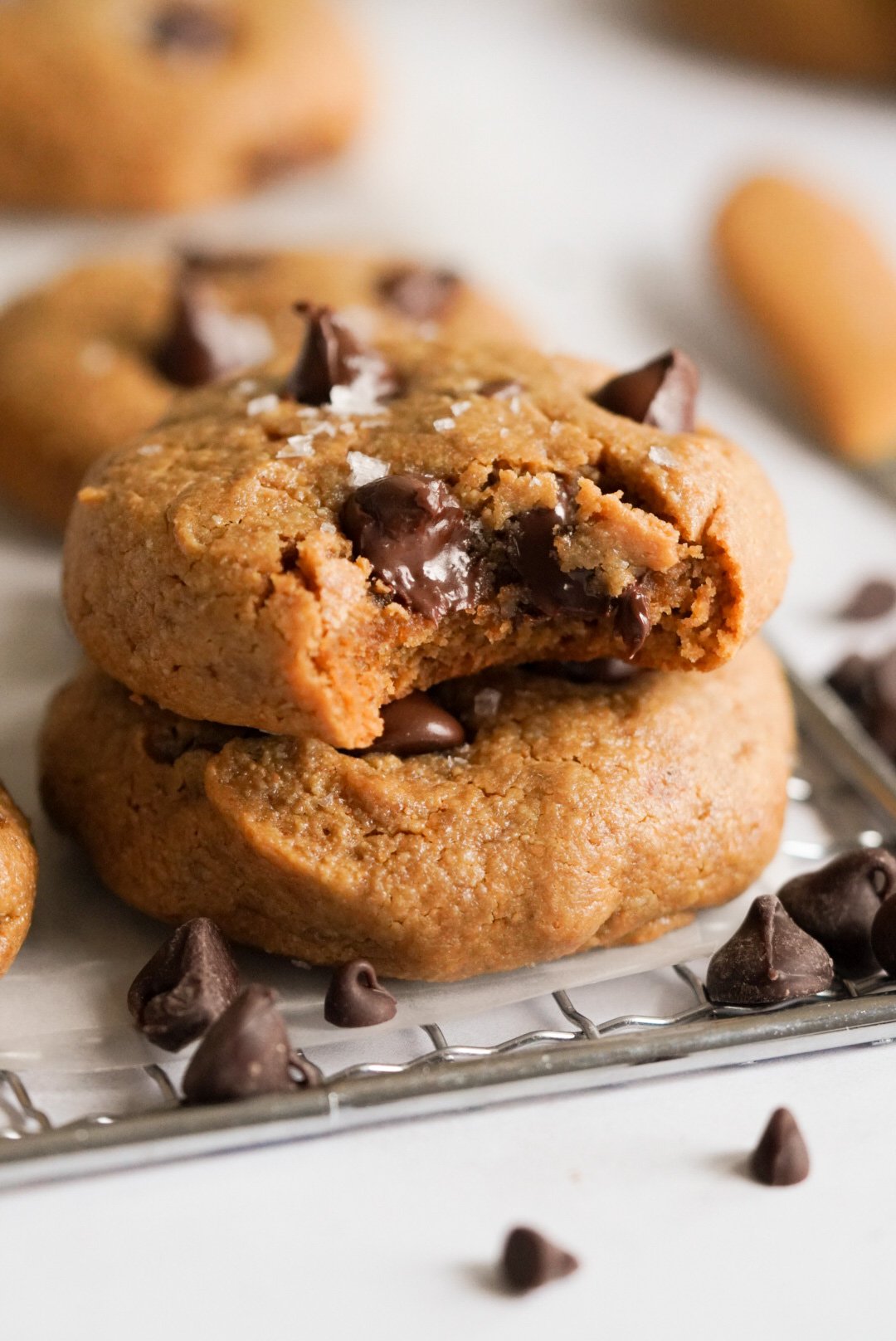 Healthy Chocolate Chip Cookies - Wellness by Kay