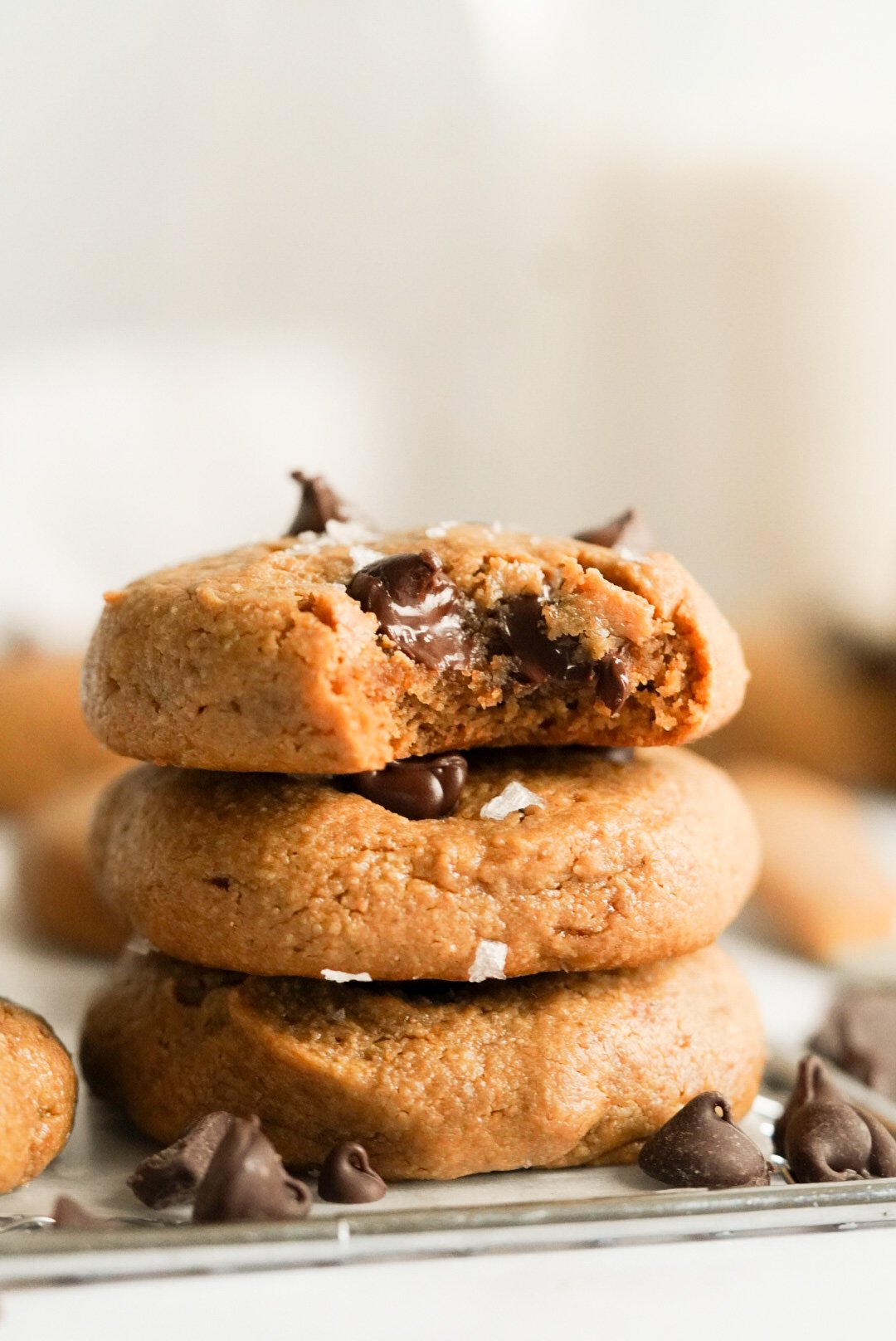 Healthy Chocolate Chip Cookies - Wellness by Kay