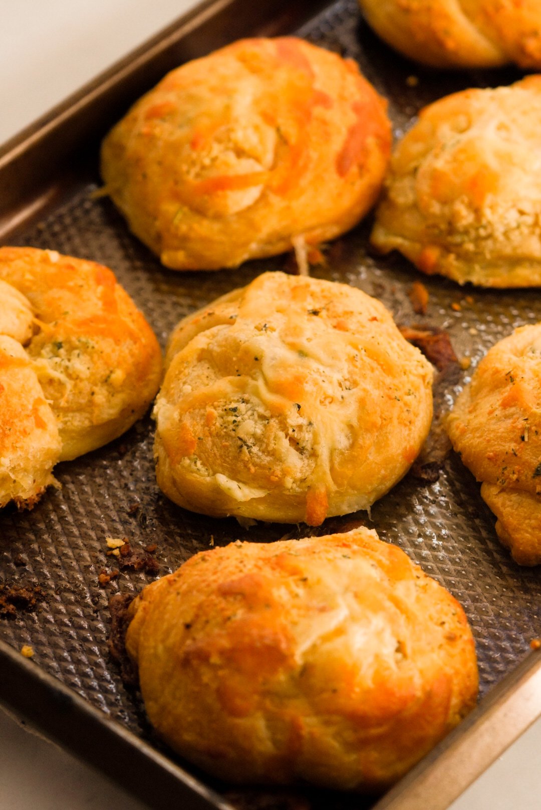 Cheesy Crescent Roll Garlic Knots - Wellness by Kay