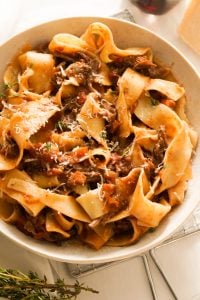 Oven Braised Short Rib Ragu Pappardelle - Wellness by Kay