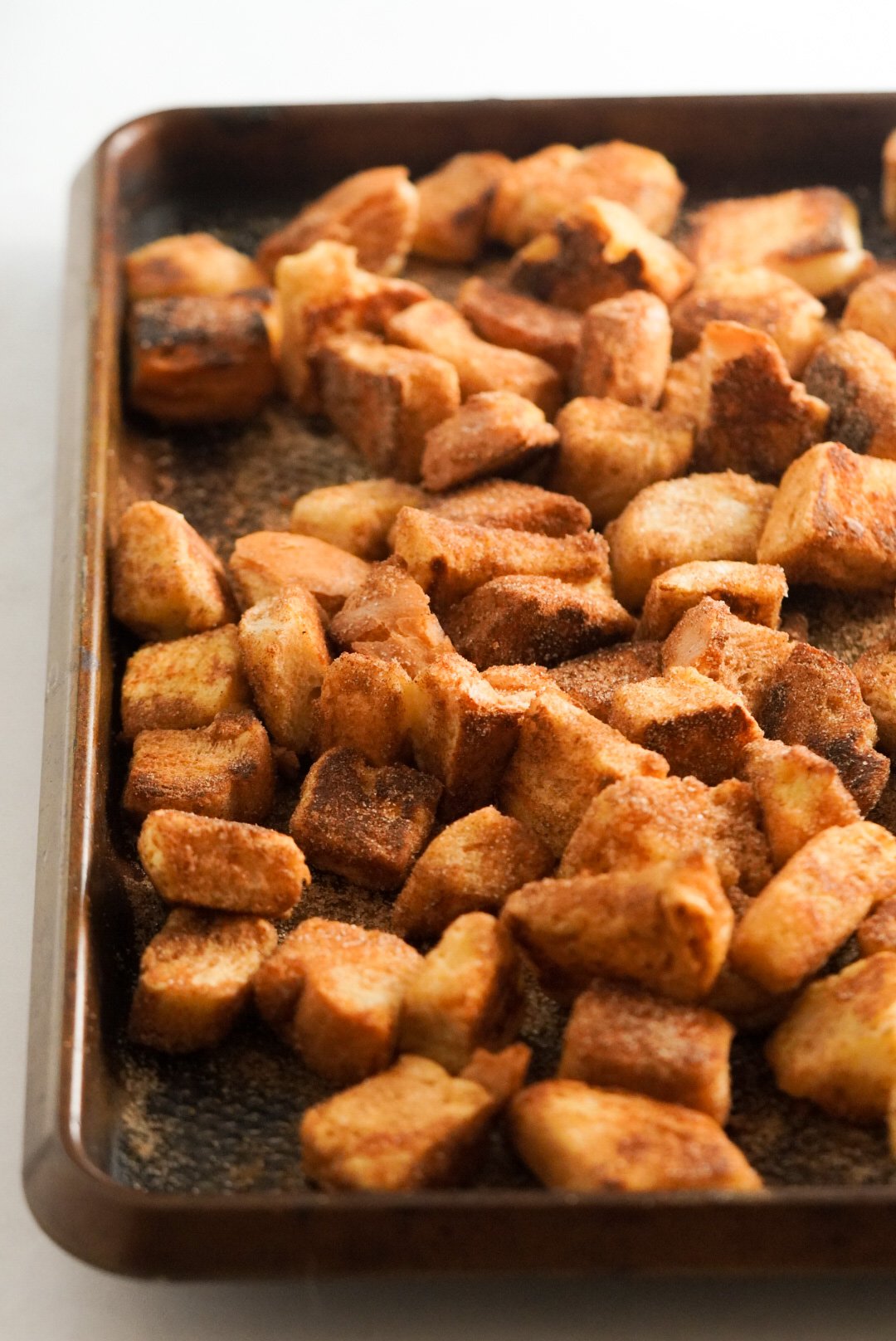 French Toast Bites with Cinnamon Sugar - Wellness by Kay