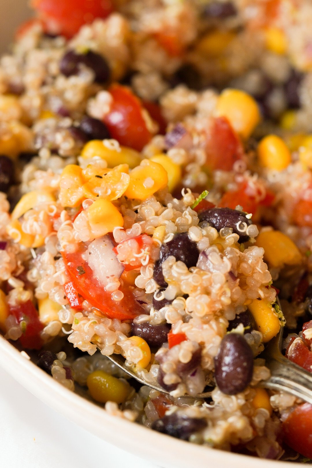 Zesty Quinoa Lime Salad with Black Beans - Wellness by Kay