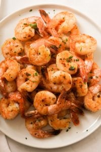 Easy Pan Seared Shrimp (How To Cook Shrimp On The Stove!) - Wellness by Kay