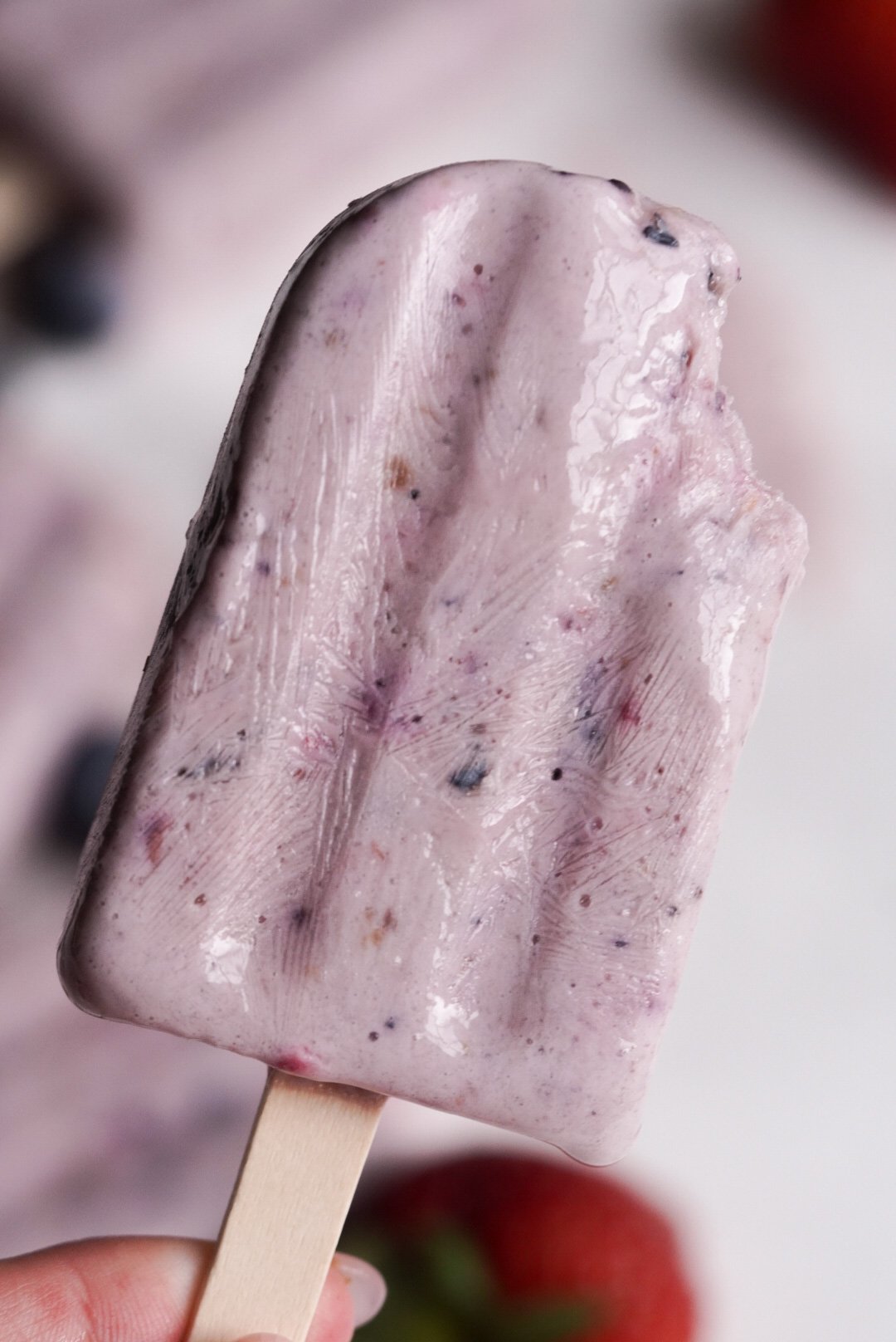 Berry Protein Popsicles (Easy & Healthy) - Wellness by Kay
