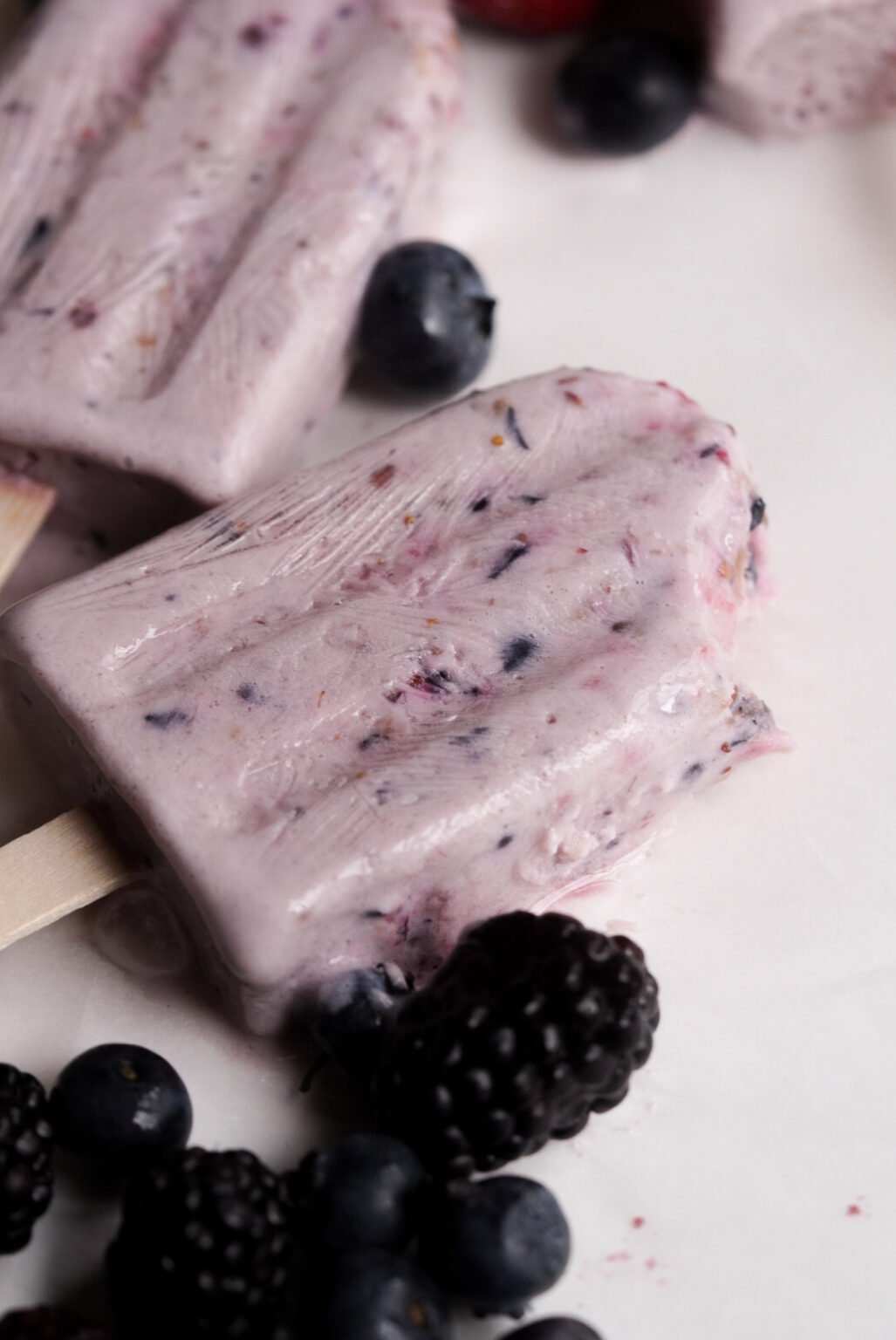 Berry Protein Popsicles (Easy & Healthy) - Wellness by Kay