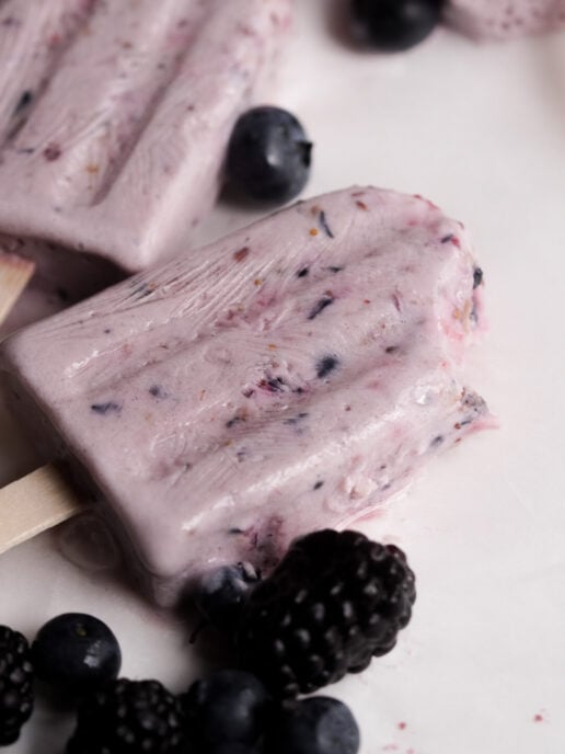 Berry Protein Popsicles (Easy & Healthy) - Wellness by Kay
