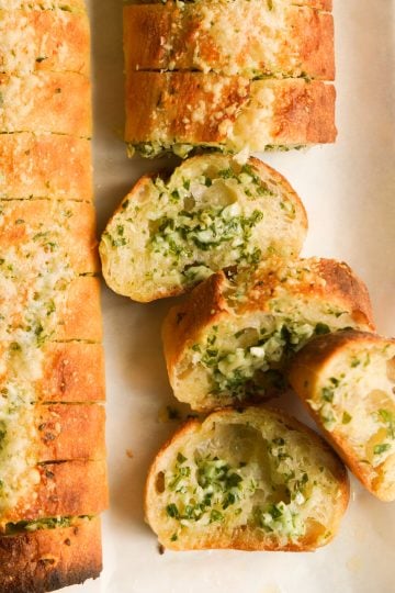 Garlic Bread Baguette - Wellness by Kay