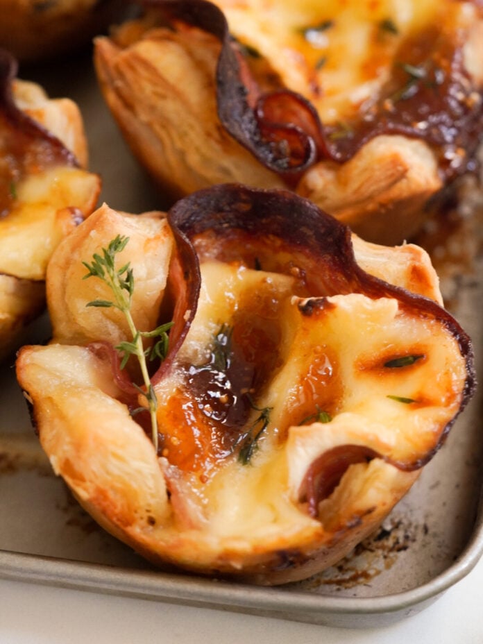Baked Brie Bites (Puff Pastry Appetizer) - Wellness by Kay