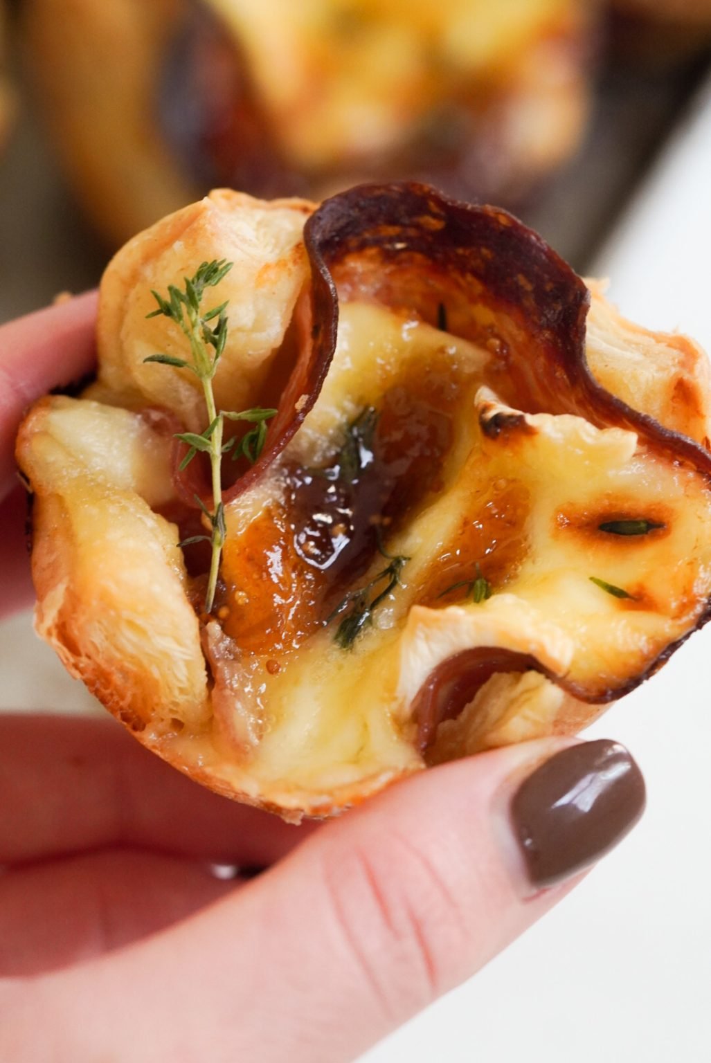 Baked Brie Bites (Puff Pastry Appetizer) - Wellness by Kay
