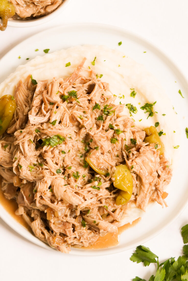 Mississippi Chicken (Easy Crock Pot Recipe!) - Wellness by Kay