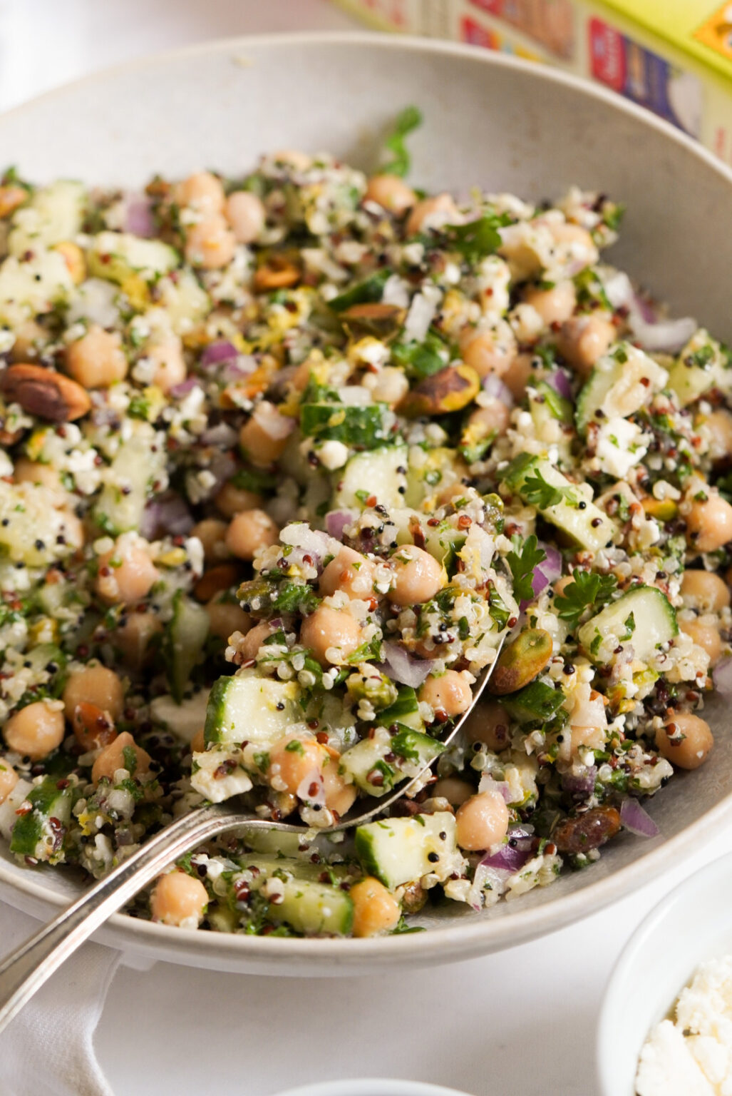 Jennifer Aniston Quinoa Salad (Famous Viral Recipe!) - Wellness by Kay