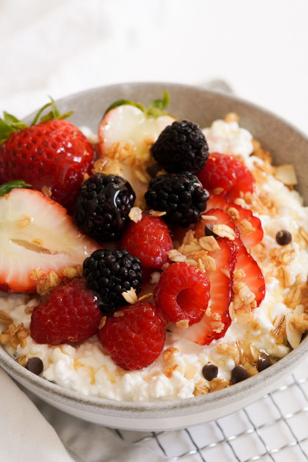 Cottage Cheese with Fruit (Easy Snack or Breakfast) - Wellness by Kay