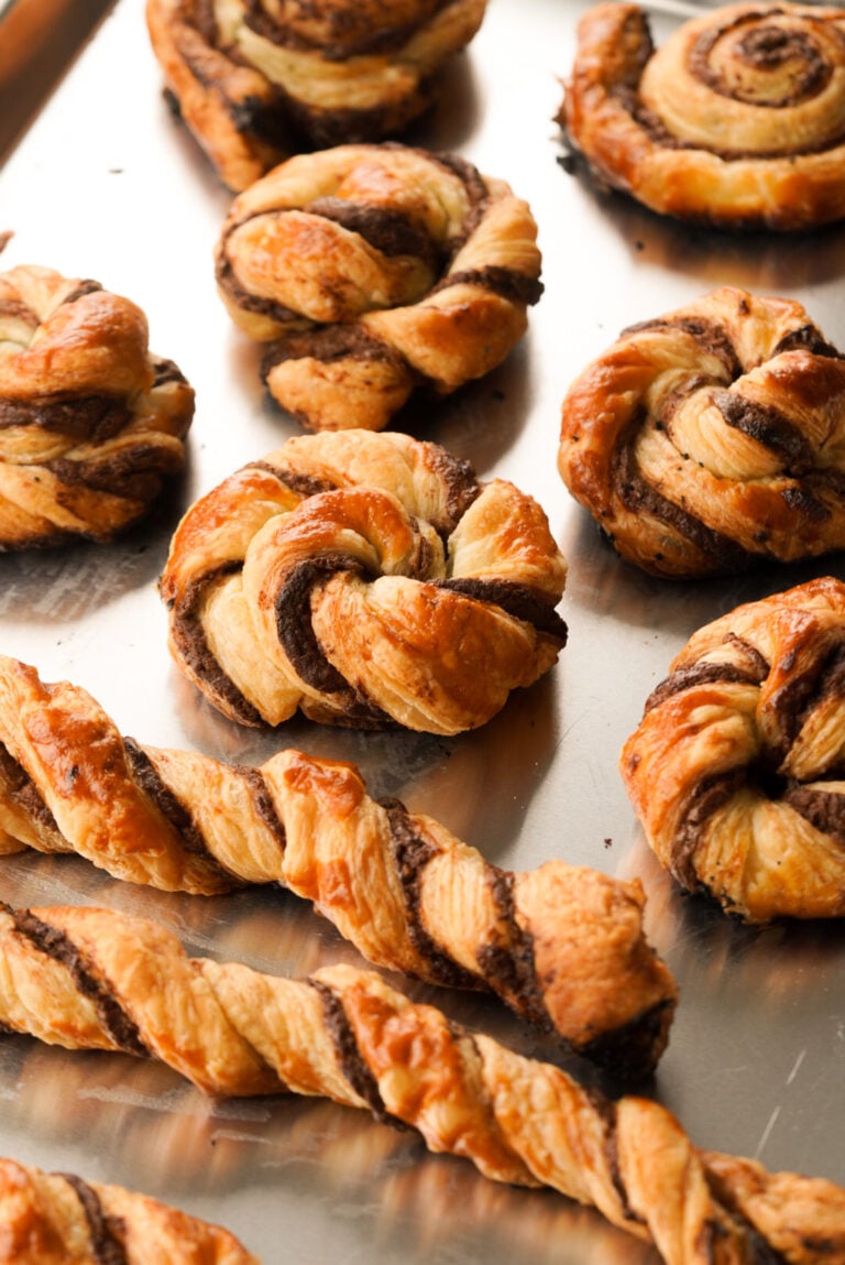 Easy Nutella Puff Pastry (Twists, Knots, & Rolls) - Wellness by Kay