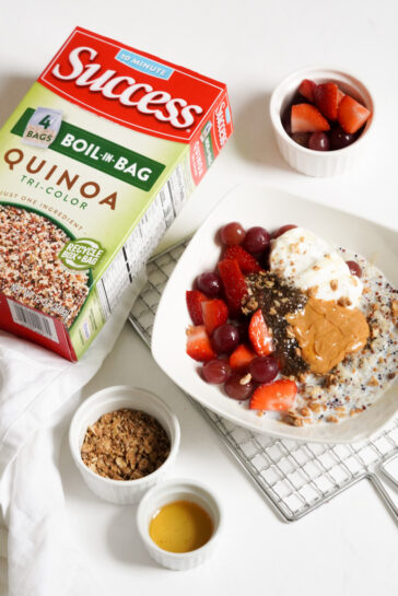 Sweet Quinoa Breakfast Bowl - Wellness by Kay