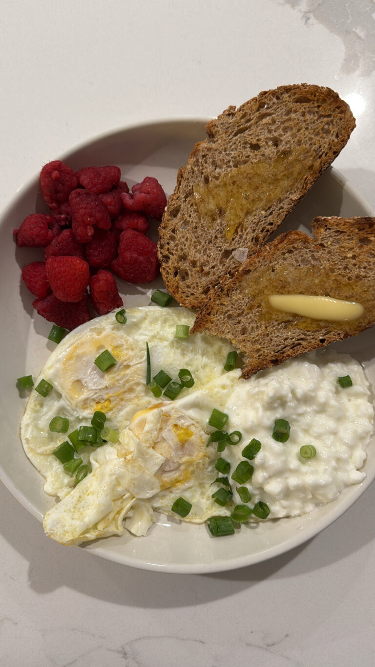 Healthy High Protein Breakfast Plate - Wellness by Kay